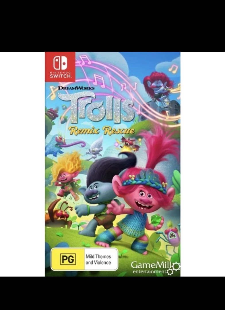 Dreamworks Trolls Remix Rescue (Nintendo Switch), Video Gaming, Video ...