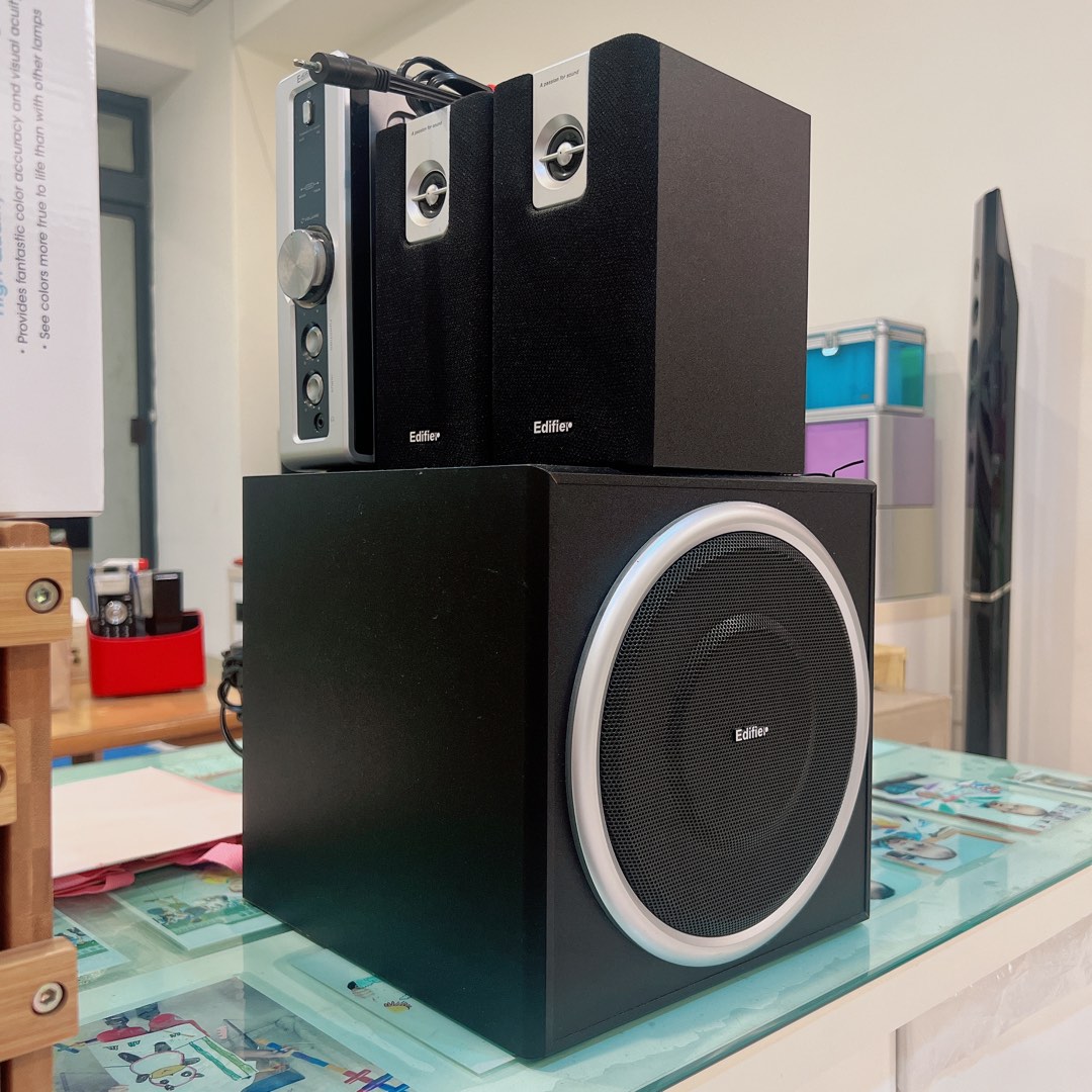 Edifier 漫步者 C2多媒體音響（200電壓）, 耳機及錄音音訊設備, Soundbar、揚聲器、藍牙喇叭、耳擴在旋轉拍賣