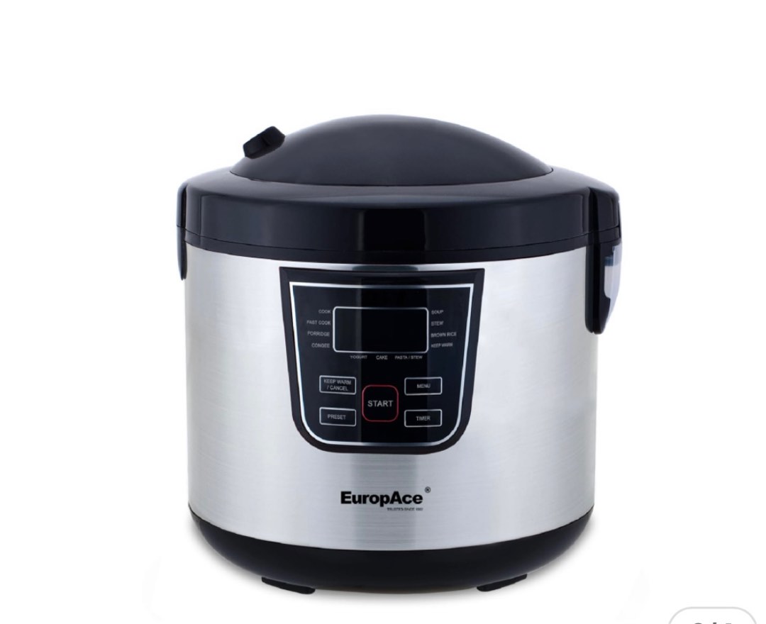 EuropAce Multi-function Rice Cooker, TV & Home Appliances, Kitchen ...
