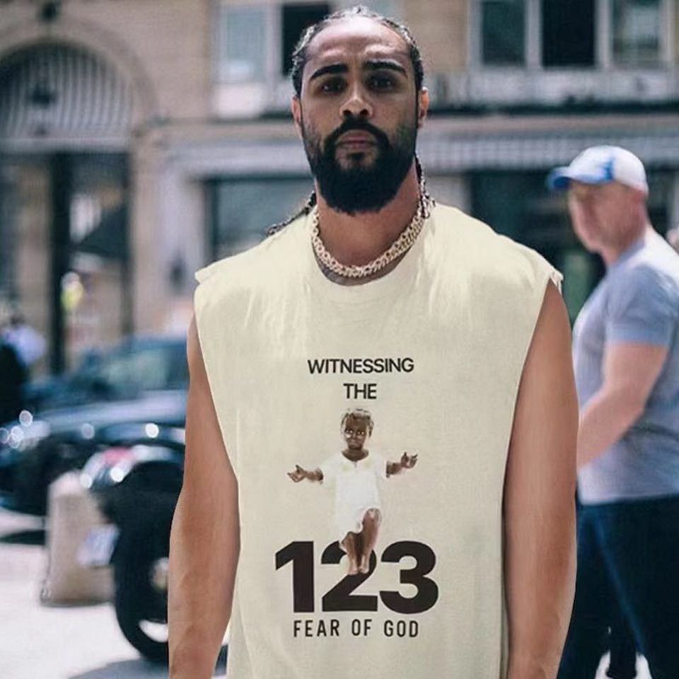 Fear of God Witnessing the 123, Men's Fashion, Tops & Sets, Tshirts ...