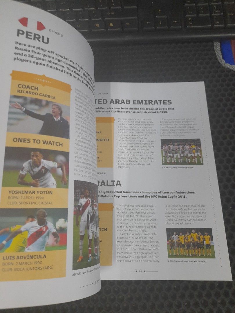 Fifa World Cup Qatar 2022 Official Guide (Authentic), Hobbies & Toys ...