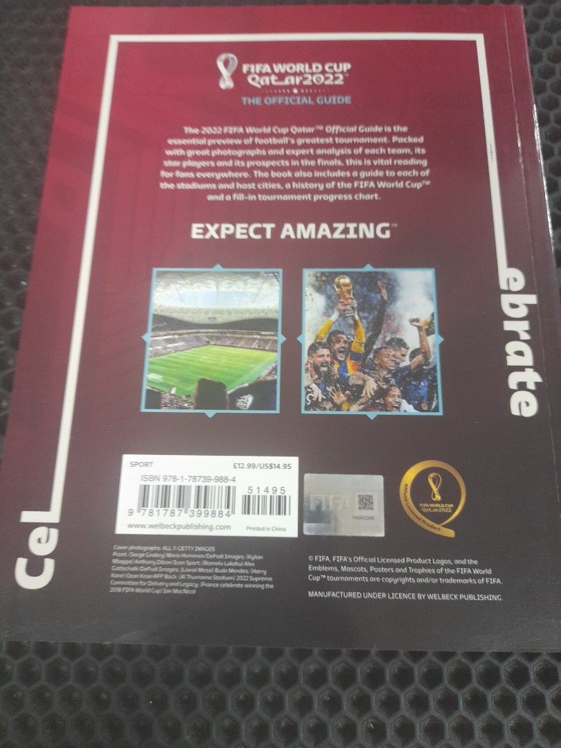 Fifa World Cup Qatar 2022 Official Guide (Authentic), Hobbies & Toys ...