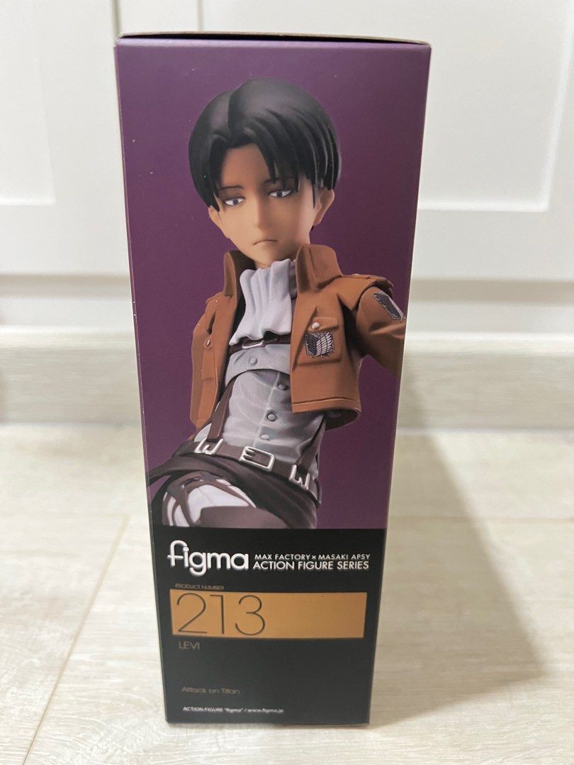 Figma 213 Levi Attack on Titan AoT Shingeki no Kyojin Max Factory ...