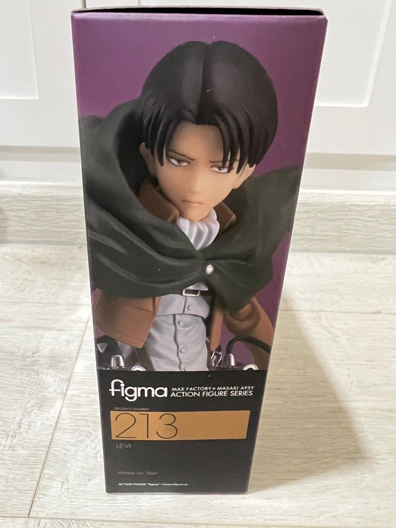 Figma 213 Levi Attack on Titan AoT Shingeki no Kyojin Max Factory ...