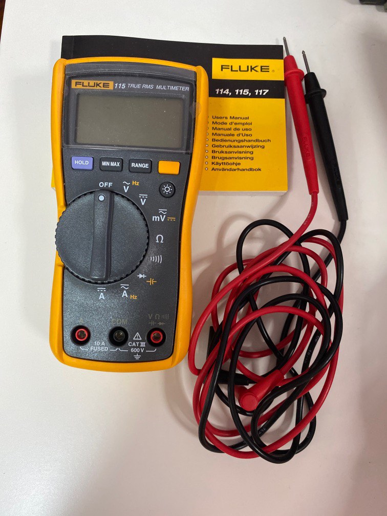 Fluke 115 Multimeter, TV & Home Appliances, Electrical, Adaptors ...