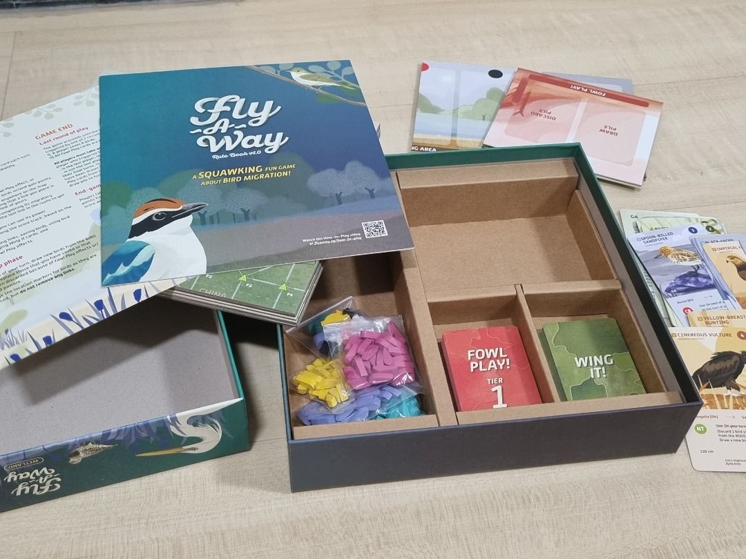 Fly-a-way Board Game, Hobbies & Toys, Toys & Games on Carousell