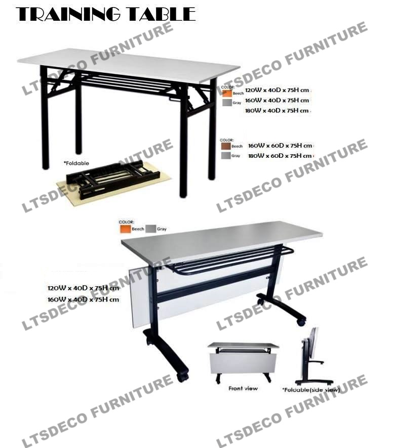 FOLDING/TRAINING TABLE OFFICE FURNITURE AND PARTITION, Furniture & Home ...