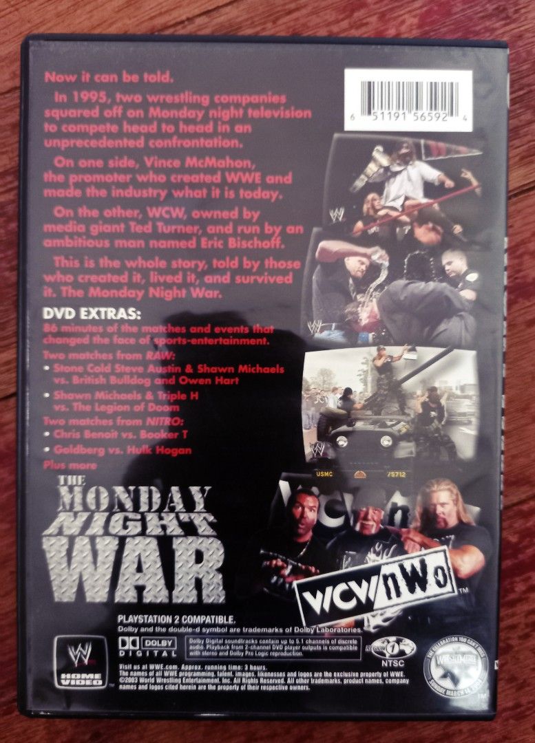 For Sale WWE/WCW The Monday Night War DVD, Hobbies & Toys, Music ...