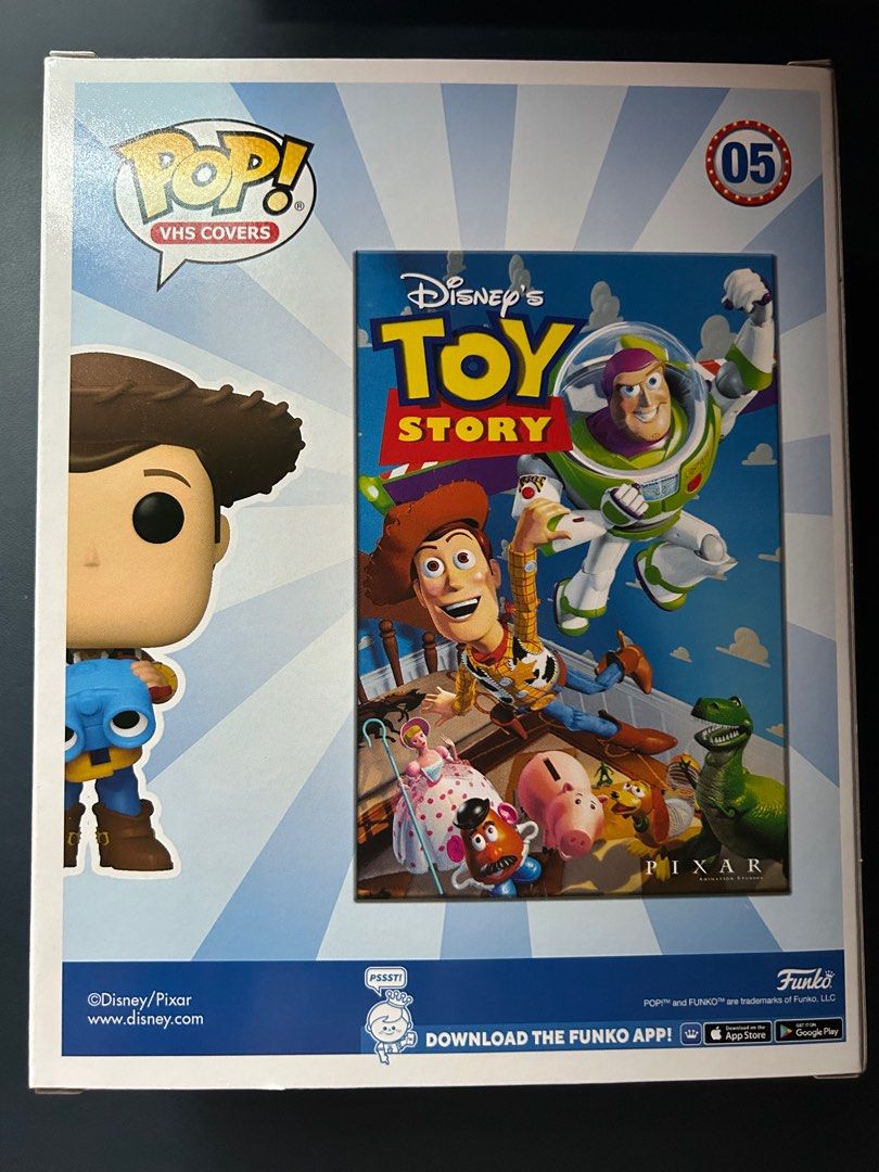 Funko Pop Toy Story VHS Cover Features Woody with Lenny, Hobbies & Toys ...