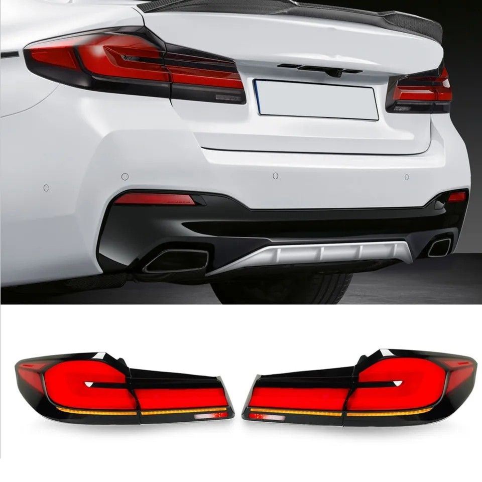 G30 ( Face lift 2021 Look) LCI LED Tail Lights Lamp RED Tail light BMW ...