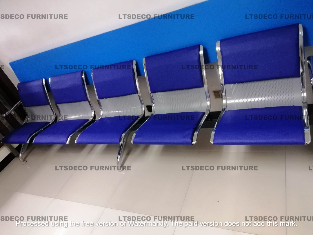 GANG CHAIR OFFICE PARTITION, Furniture & Home Living, Office Furniture ...
