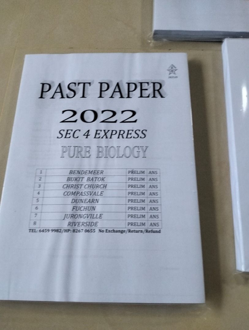 GCE O level paper for revision, Hobbies & Toys, Books & Magazines ...