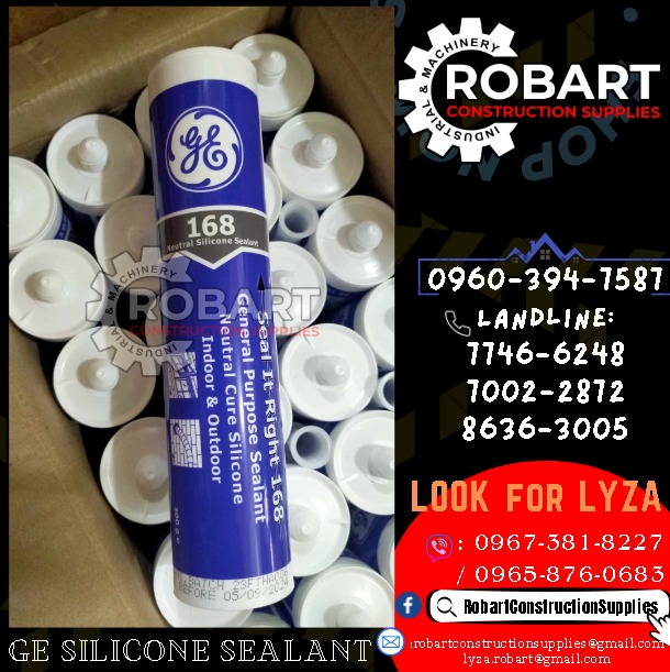 GE Silicone Sealant 168, Commercial & Industrial, Construction Tools ...