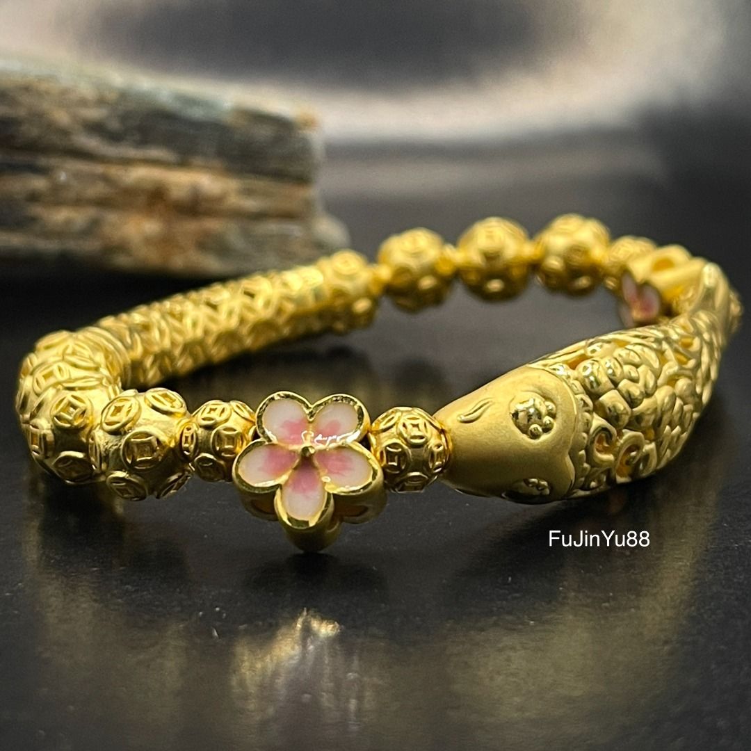 Genuine 24K Gold for Good Health and Wealth, Women's Fashion, Jewelry ...
