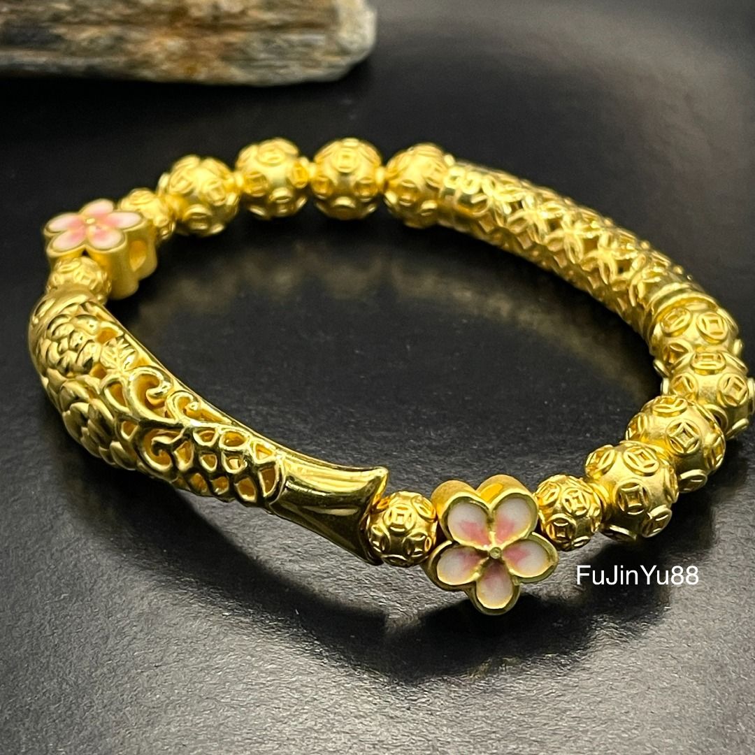 Genuine 24K Gold for Good Health and Wealth, Women's Fashion, Jewelry ...