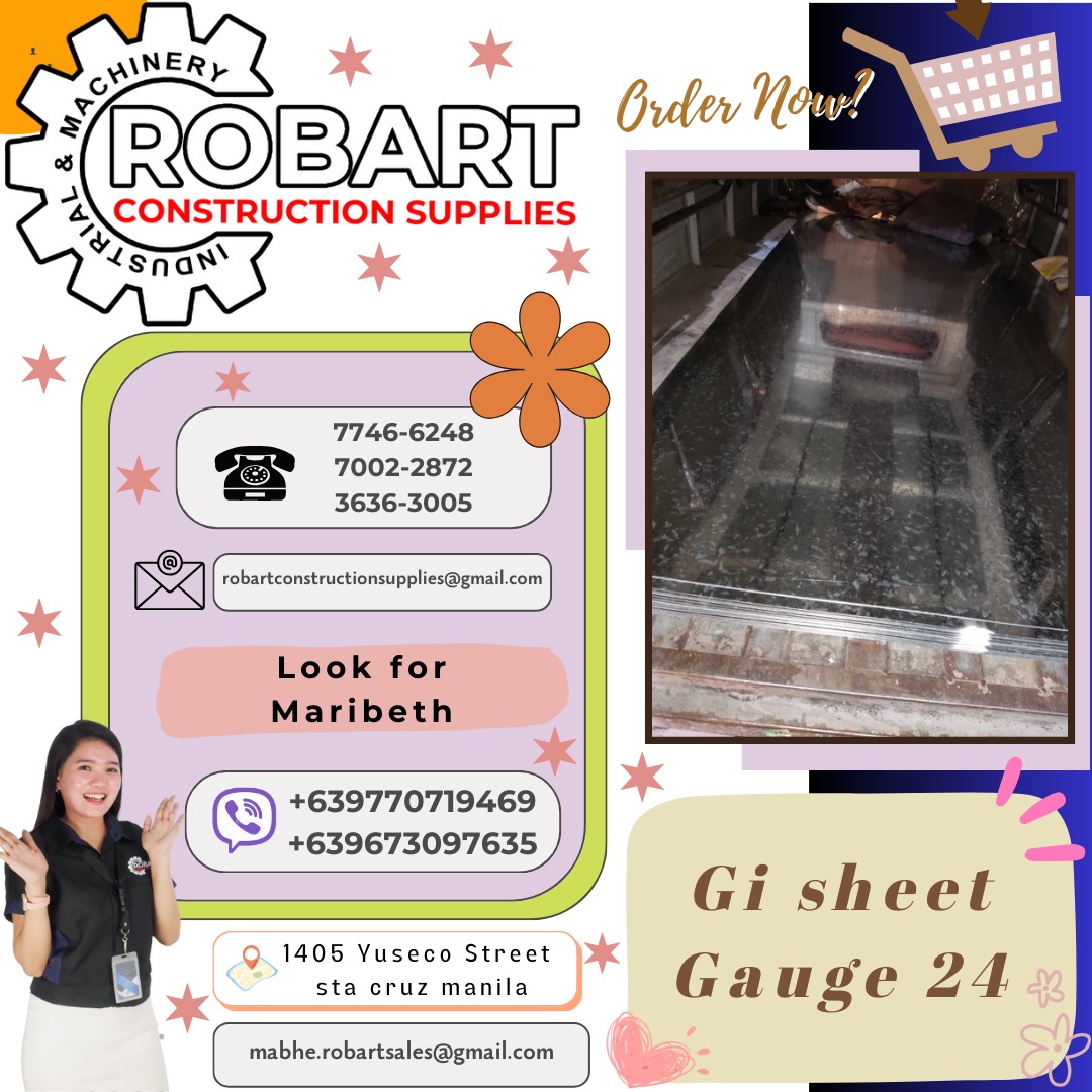 gi sheet gauge 24, Commercial & Industrial, Construction Tools ...