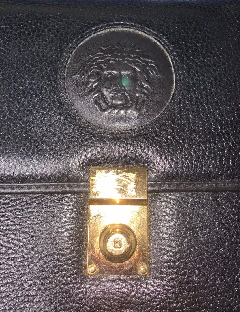 Gianni Versace Leather Laptop Envelope Sleeves, Luxury, Bags & Wallets ...