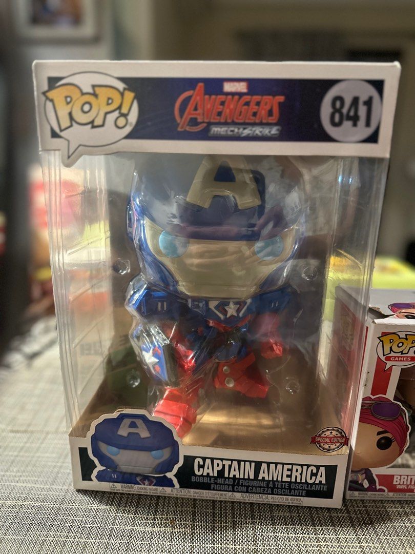 Giant Funko pop Captain, Hobbies & Toys, Toys & Games on Carousell