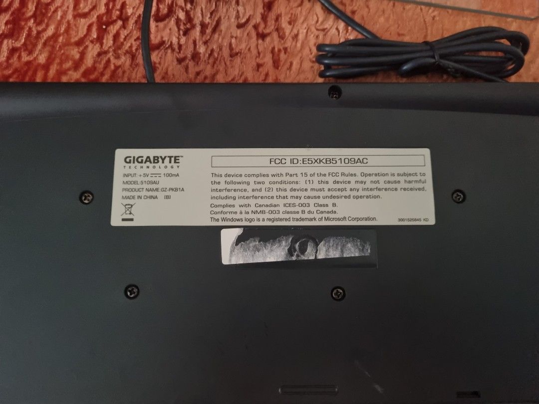 Gigabyte keyboard, Computers & Tech, Parts & Accessories, Computer ...