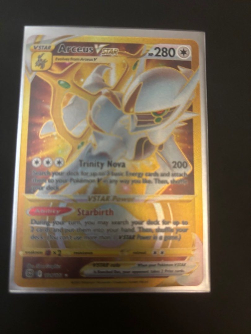 Gold Arceus V STAR, Hobbies & Toys, Memorabilia & Collectibles, Vintage ...