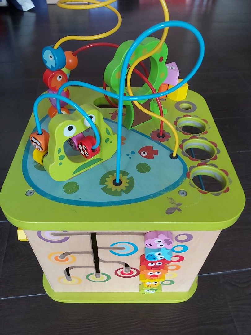 Hape wooden activity play board for babies/toddlers and kids, Babies ...