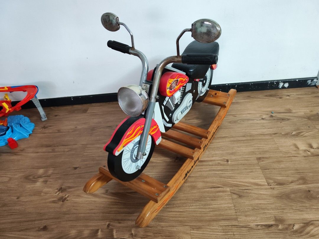 Harley Davidson Rocking Motorcycle, Hobbies & Toys, Toys & Games on ...