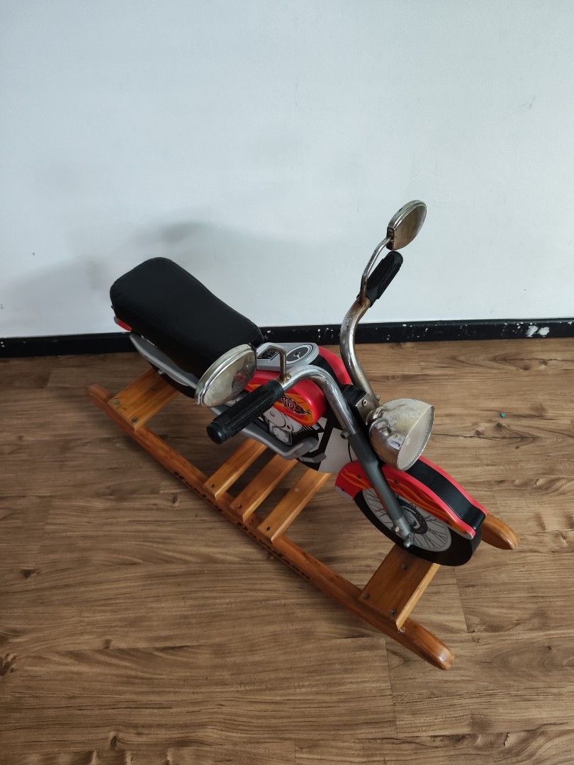 Harley Davidson Rocking Motorcycle, Hobbies & Toys, Toys & Games on ...