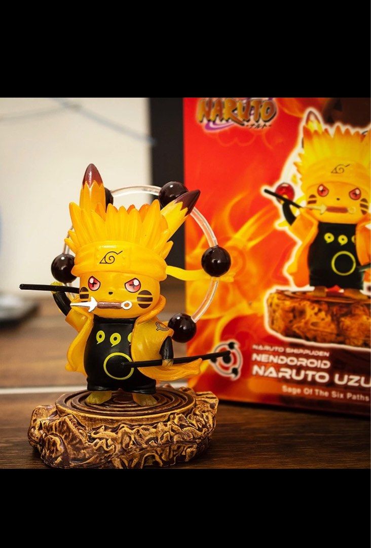Hot Sale-Naruto GK Pikachu COS Six immortal Naruto Uchi Bandai Tsuba ...