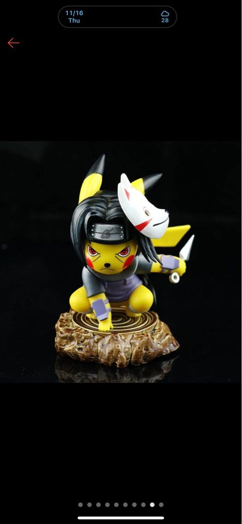 Hot Sale-Naruto GK Pikachu COS Six immortal Naruto Uchi Bandai Tsuba ...