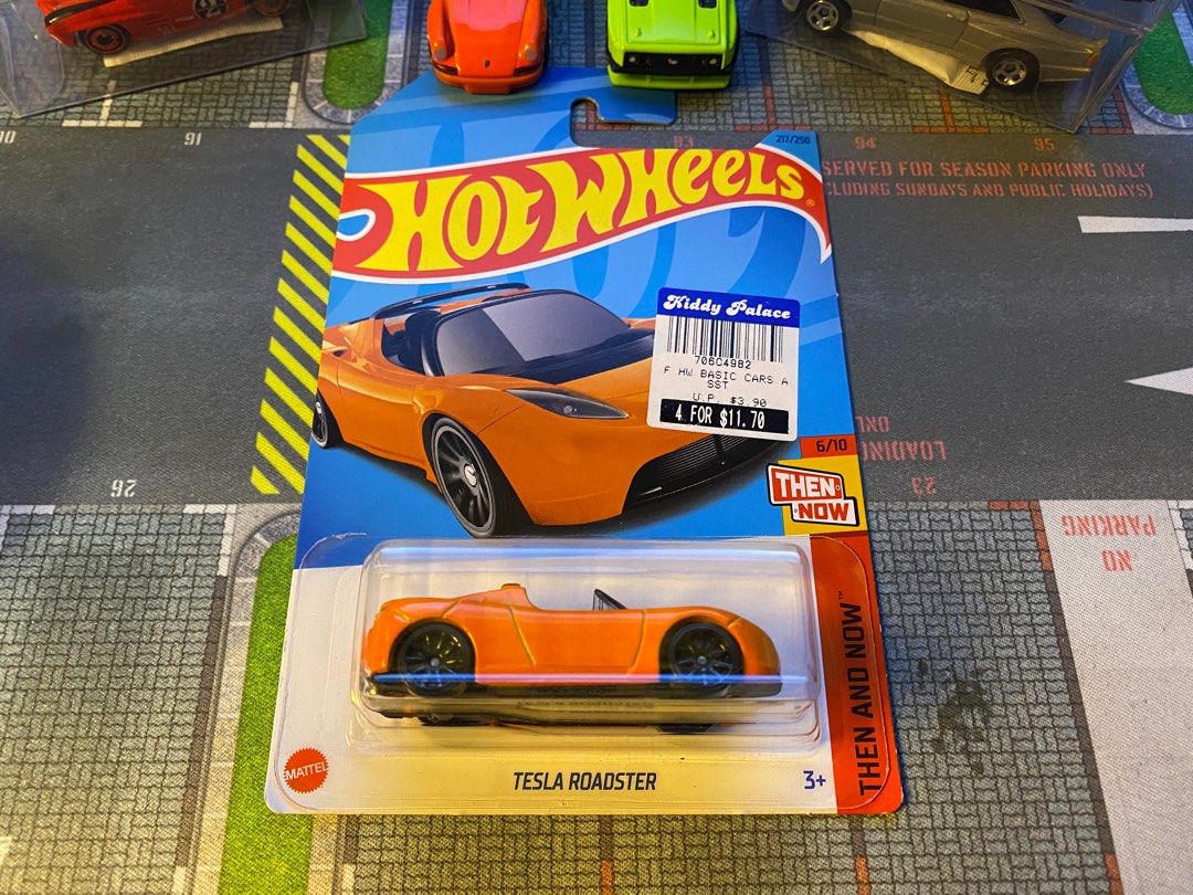 Hot Wheels Tesla Roadster, Hobbies & Toys, Toys & Games on Carousell