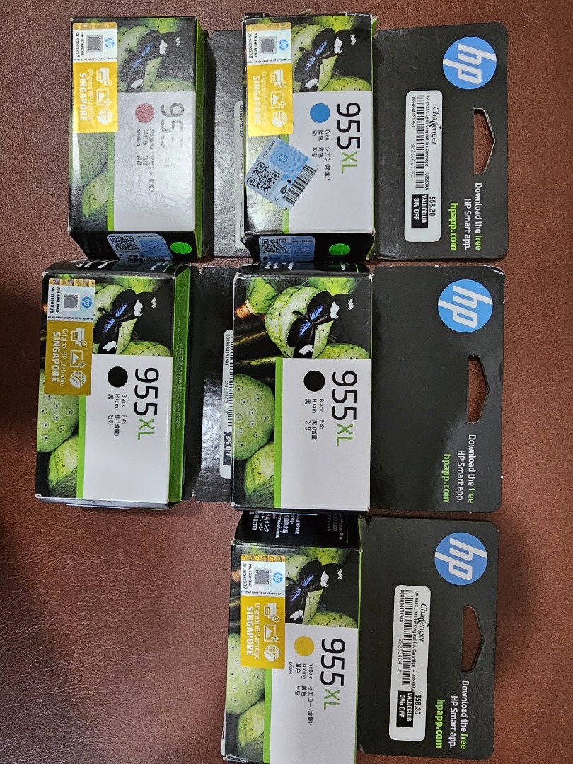 HP 955 XL Printer Cartrdges, Computers & Tech, Printers, Scanners ...