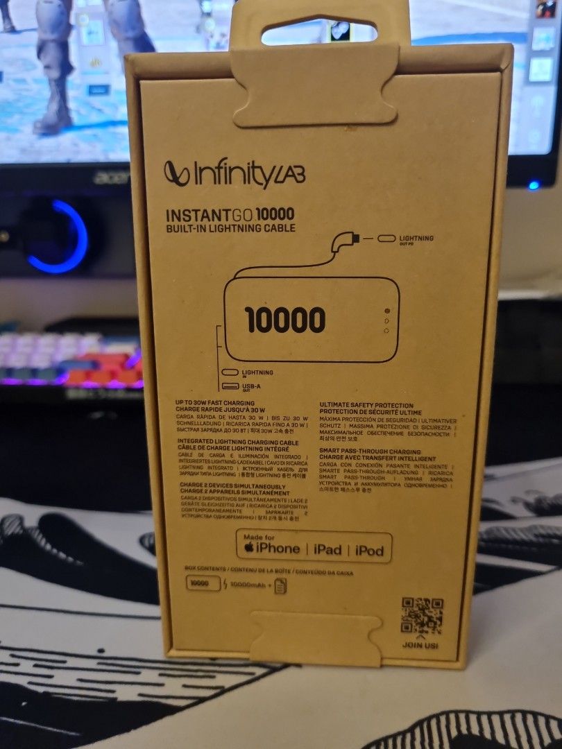 InfinityLAB InstantGo 10000, Mobile Phones & Gadgets, Mobile & Gadget Accessories, Chargers ...