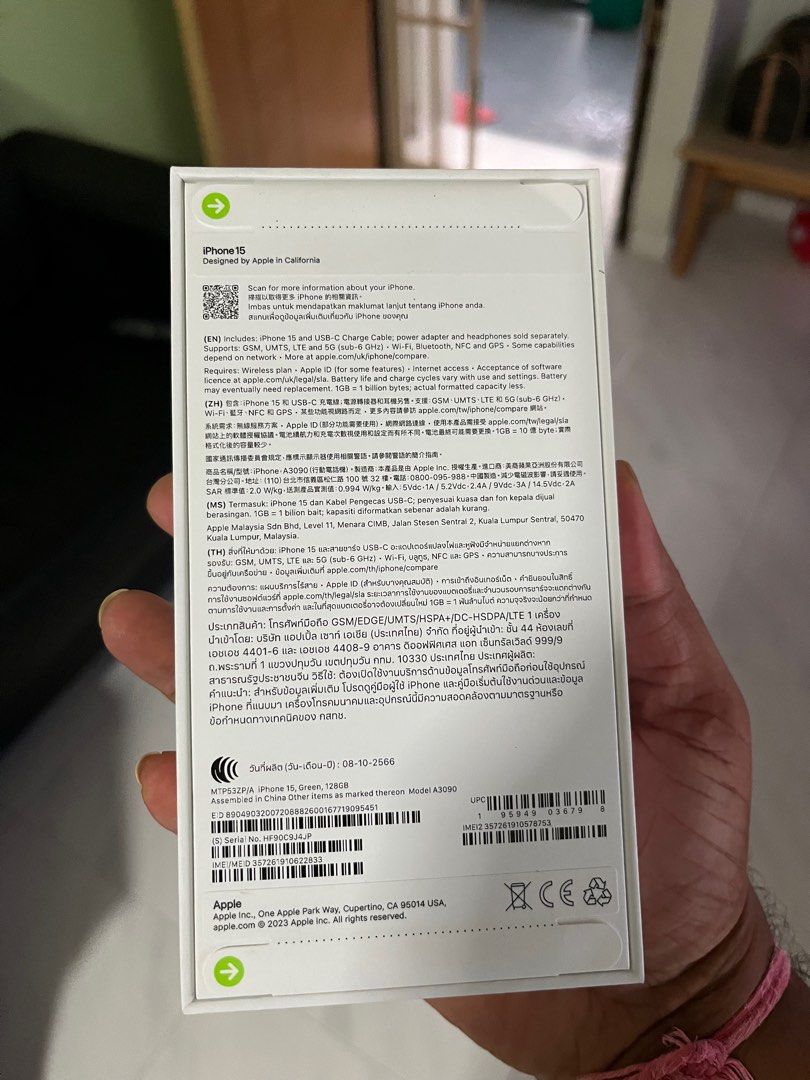 iPhone 15 Green 128GB, Mobile Phones & Gadgets, Mobile Phones, iPhone ...