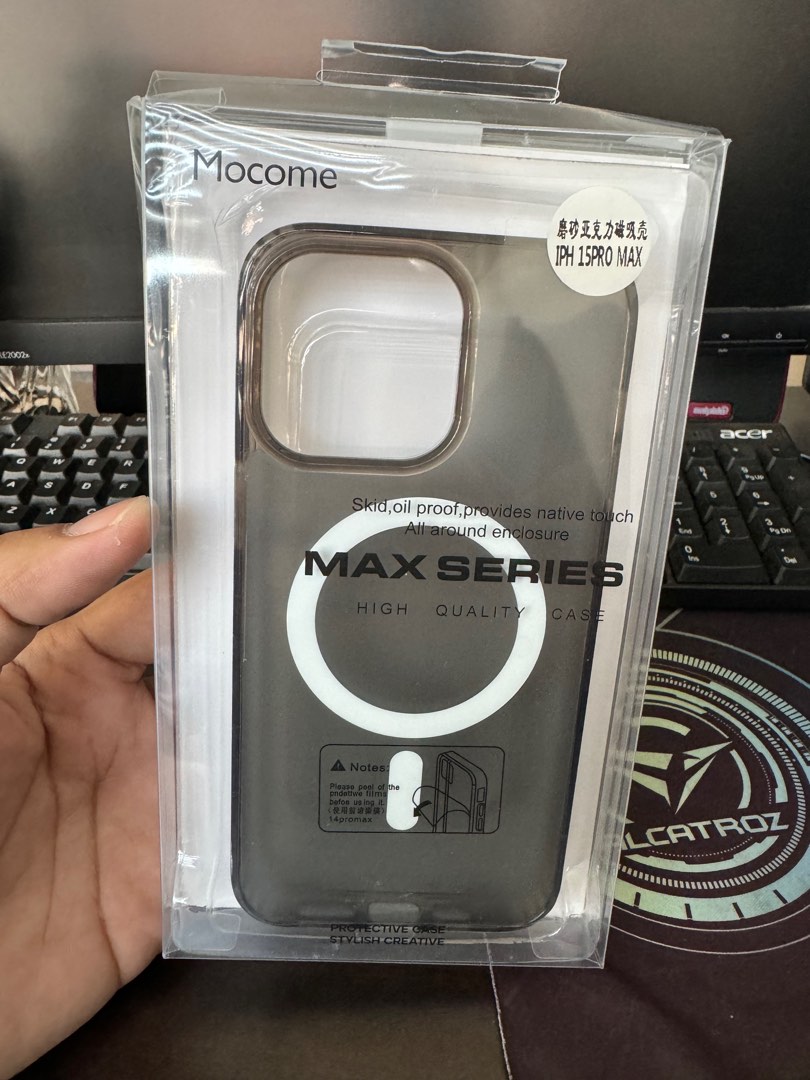 iPhone 15 Pro Max Casing Smoke Black, Mobile Phones & Gadgets, Mobile ...