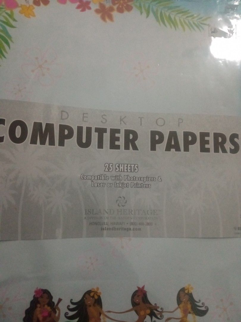 Island Hula Honeys Computer Papers, Hobbies & Toys, Stationery & Craft ...