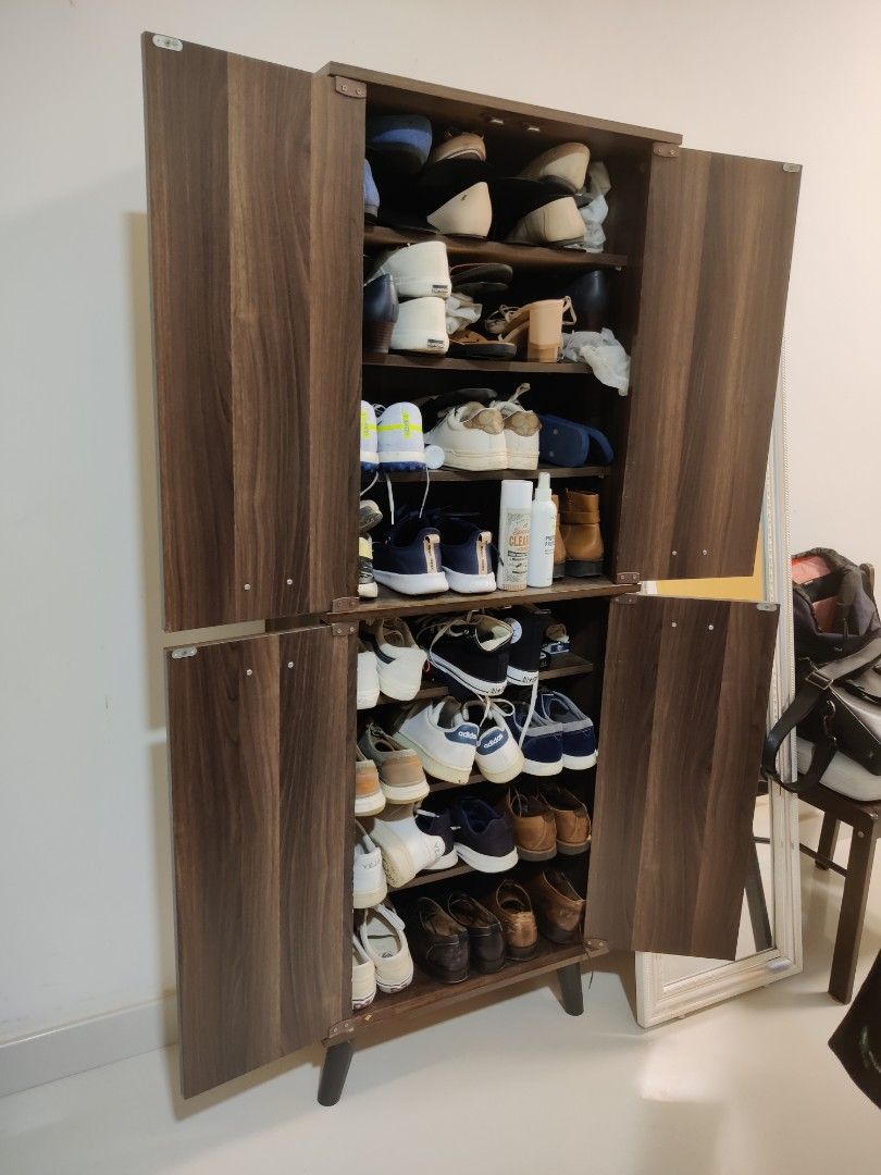 Jacob tall shoe cabinet, Furniture & Home Living, Furniture, Shelves ...