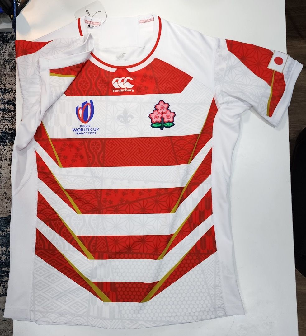 JAPANESE RUGBY WORD CUP FRANCE 2023 JERSEY CANTERBURY JERSI RAGBI JEPUN ...
