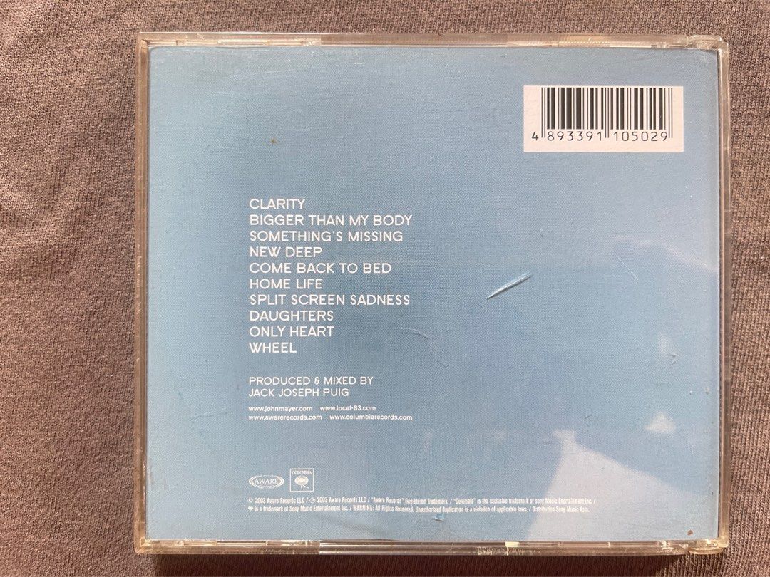 JOHN MAYER - HEAVIER THINGS, Hobbies & Toys, Music & Media, CDs & DVDs ...