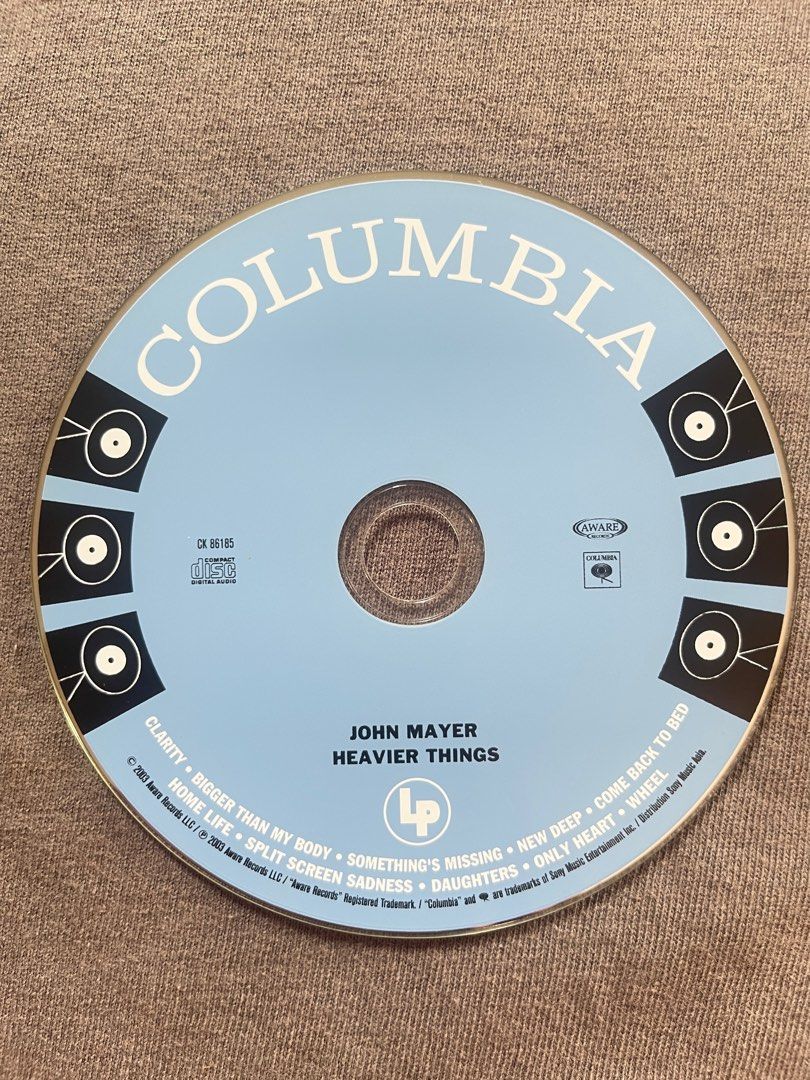 JOHN MAYER - HEAVIER THINGS, Hobbies & Toys, Music & Media, CDs & DVDs ...