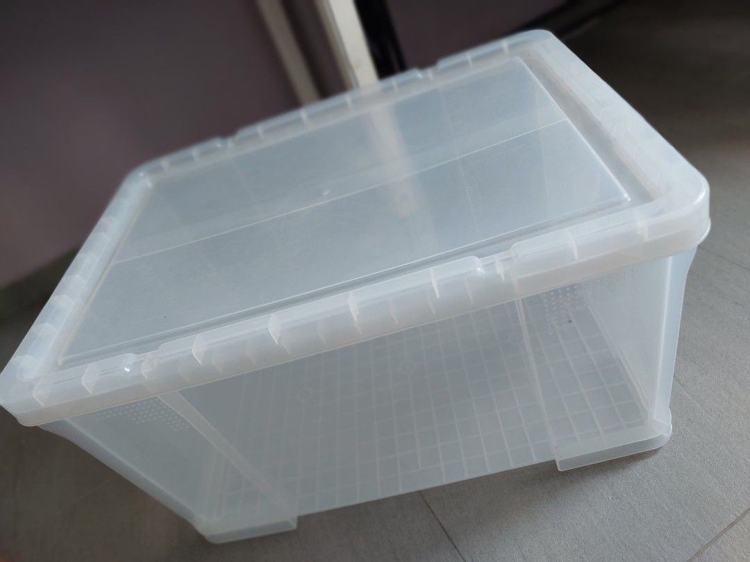 Jumbo Big Plastic Storage Box, Furniture & Home Living, Home ...