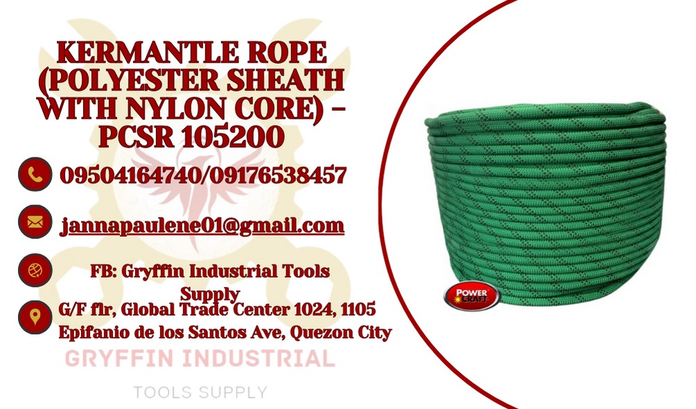 KERMANTLE ROPE (POLYESTER SHEATH WITH NYLON CORE) - PCSR 105200 ...