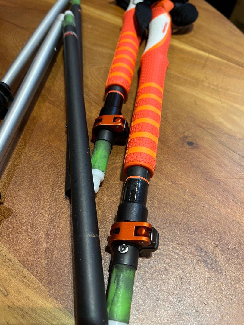 Komperdell hiking trail running sticks, Sports Equipment, Hiking ...