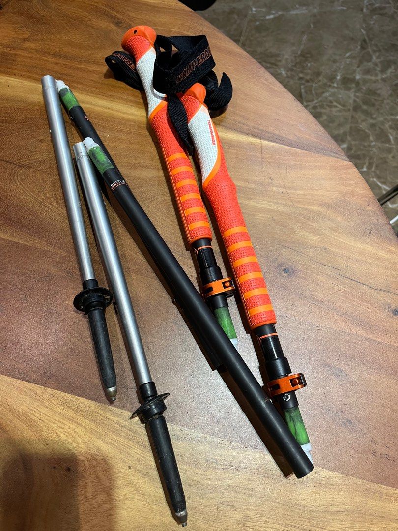 Komperdell hiking trail running sticks, Sports Equipment, Hiking ...