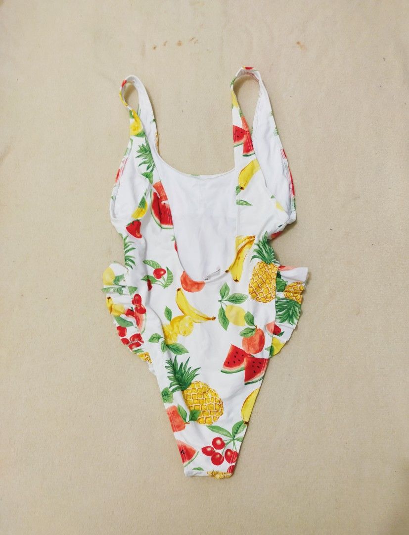 (L) FOREVER 21 HIGH LEG ONE PIECE SWIMSUIT, Women's Fashion, Swimwear ...
