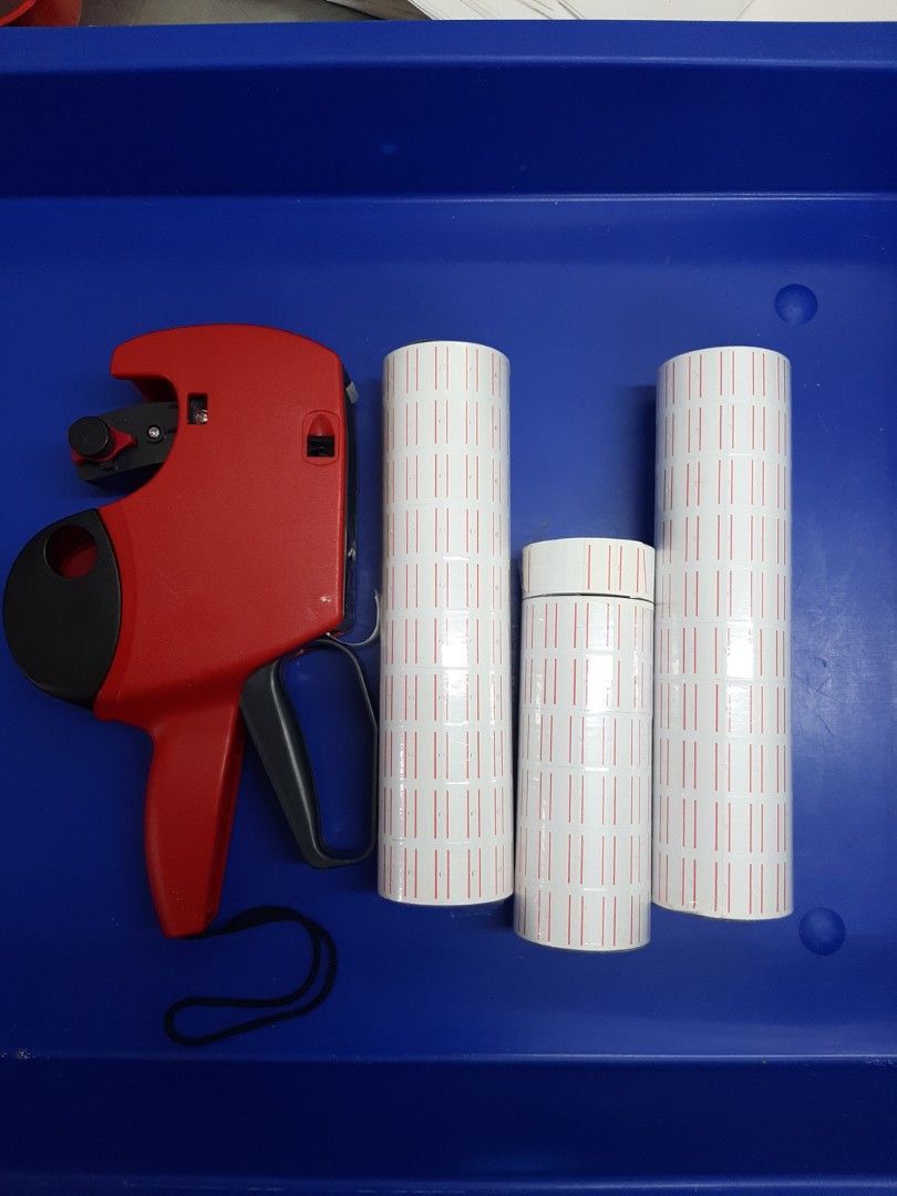 label sticker stamp and weighing scale, Everything Else on Carousell