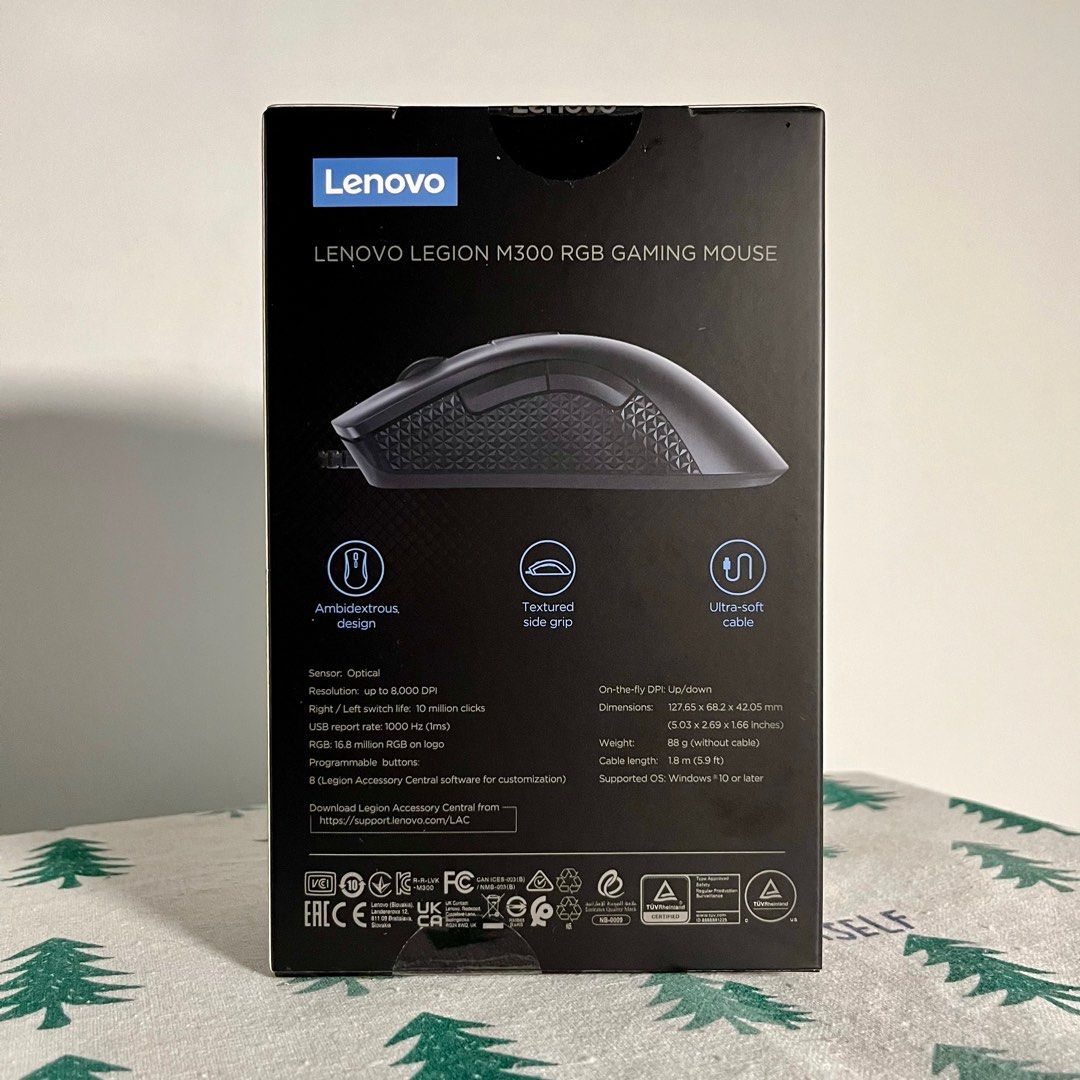 Lenovo Legion M300 RGB Gaming Mouse, Computers & Tech, Parts ...