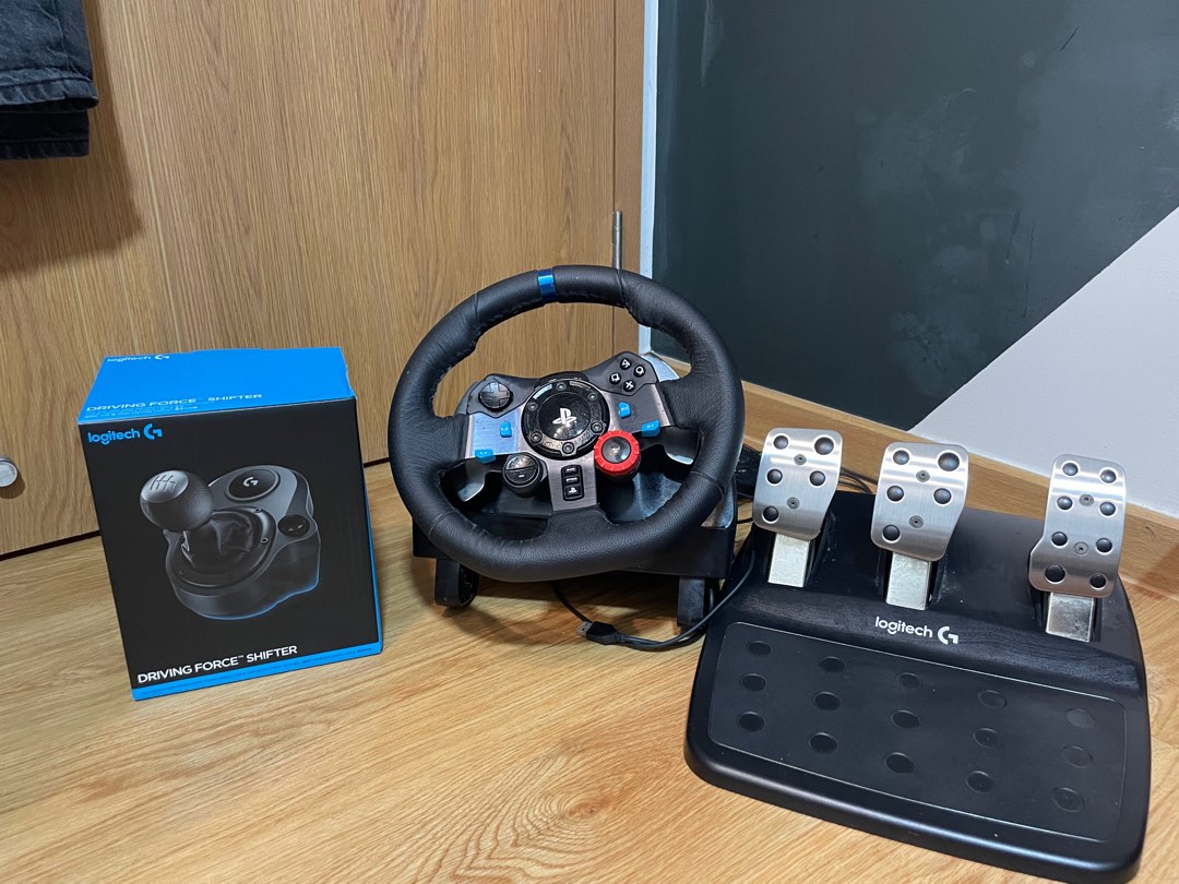 Logitech G29 Steering Wheel with Shifter, Video Gaming, Gaming ...