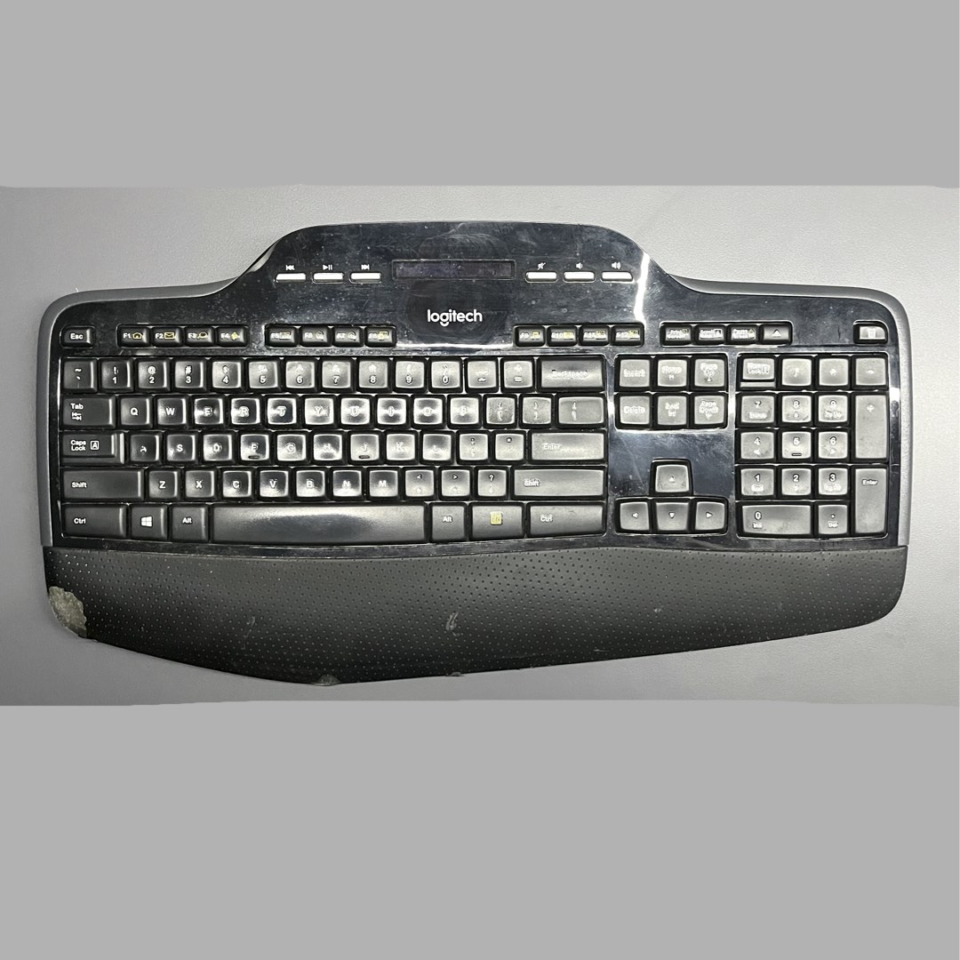 Logitech MK710 Ergonomic Multimedia Wireless Unifying Keyboard With ...