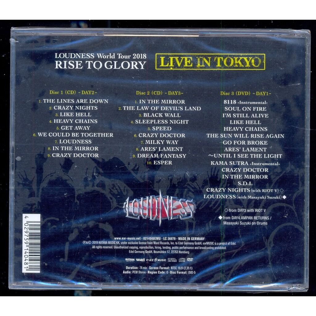 Loudness Live In Tokyo [ CD + DVD ], Hobbies & Toys, Music & Media, CDs & DVDs on Carousell