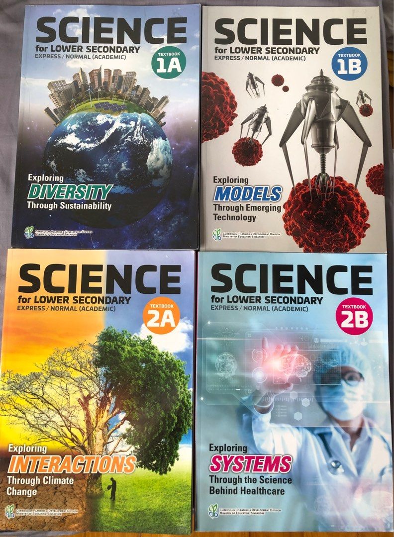 Lower Secondary Science Textbooks 1A, 1B, 2A, 2B, Hobbies & Toys, Books ...